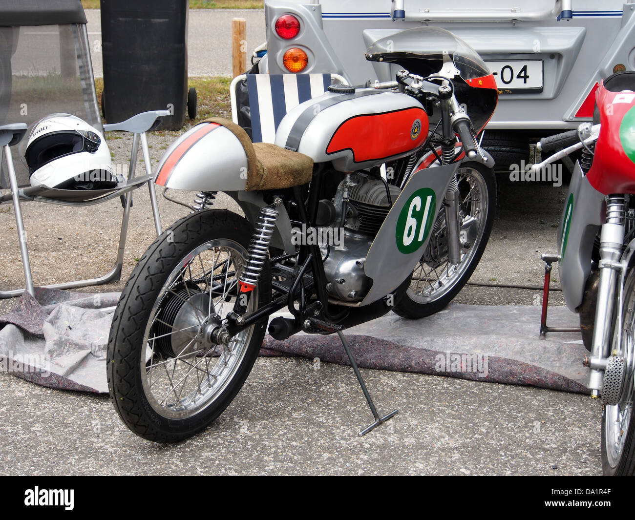 This image features a Bultaco No61 motorcycle, an iconic model known ...