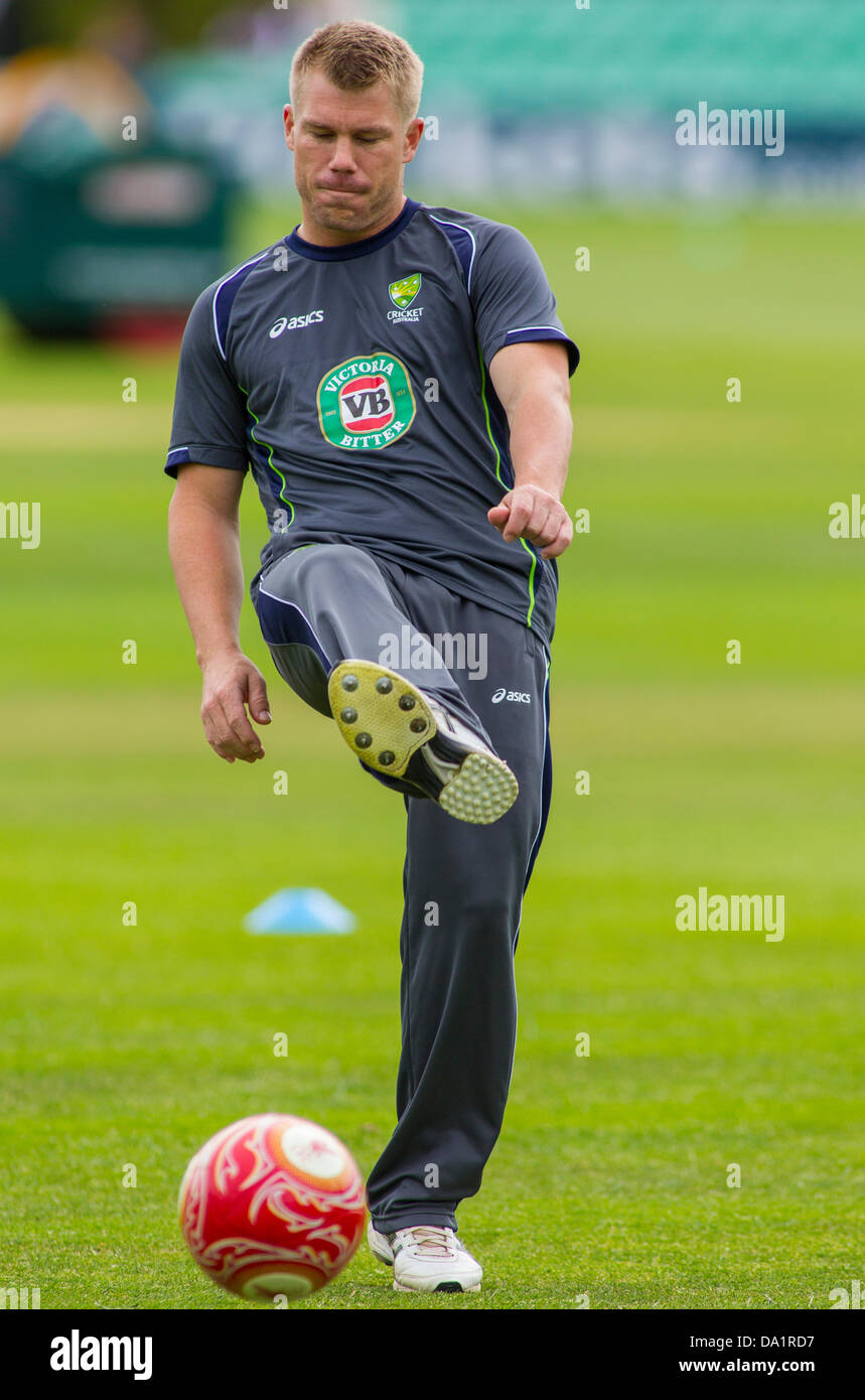David warner cricket hi-res stock photography and images - Alamy
