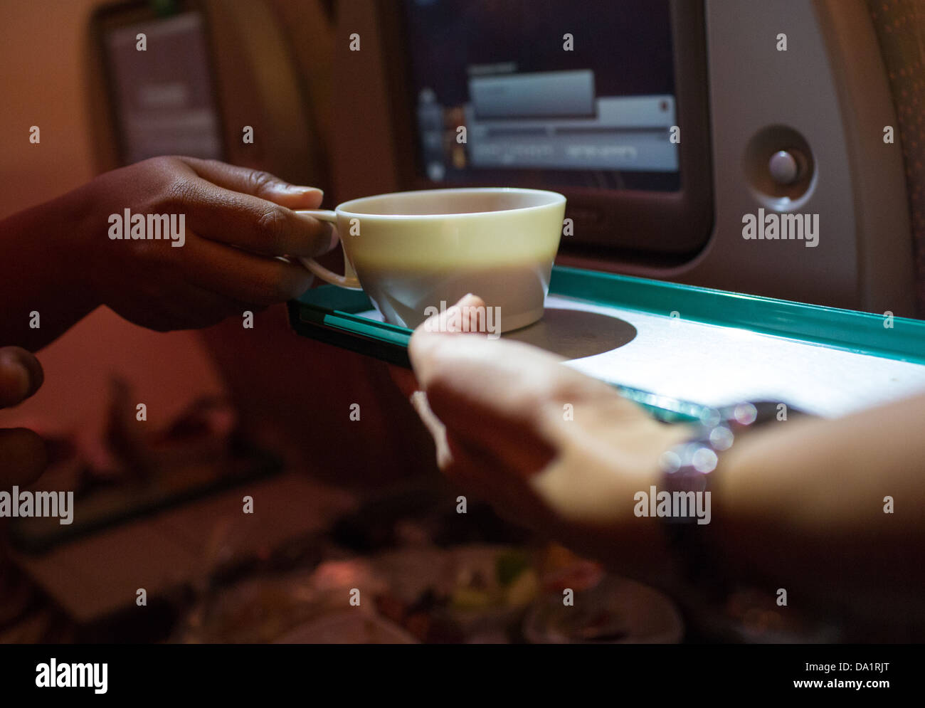 Stewardess coffee hi-res stock photography and images - Alamy