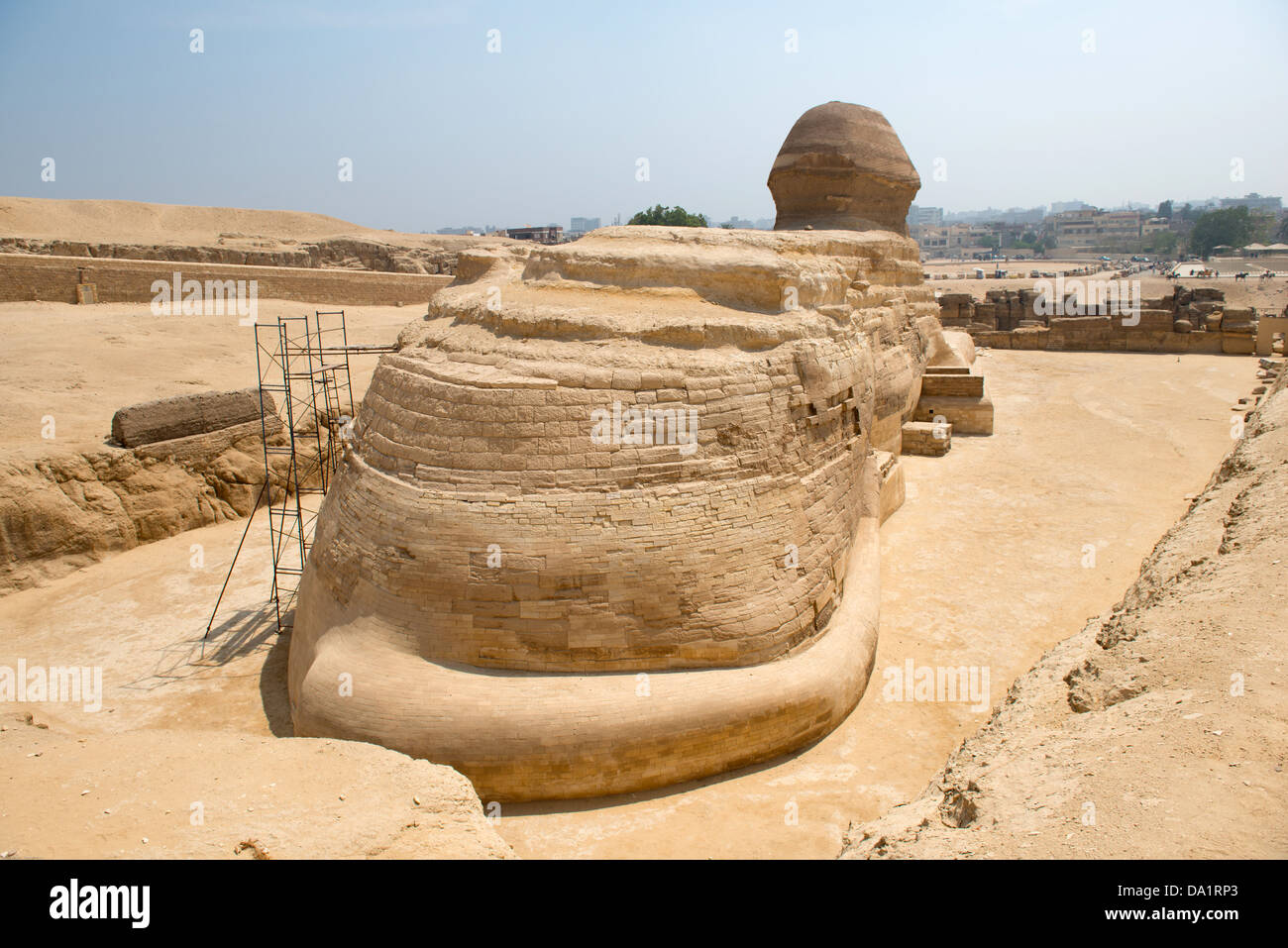 Famous ancient statue of Sphinx in Giza, Egypt Stock Photo - Alamy