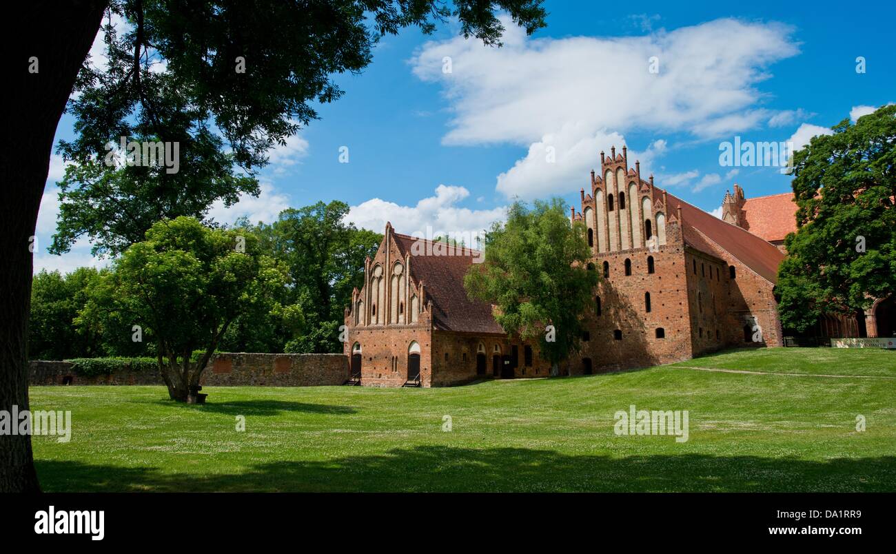 View of the monastery in Chorin, Germany, 22 June 2013. The former ...