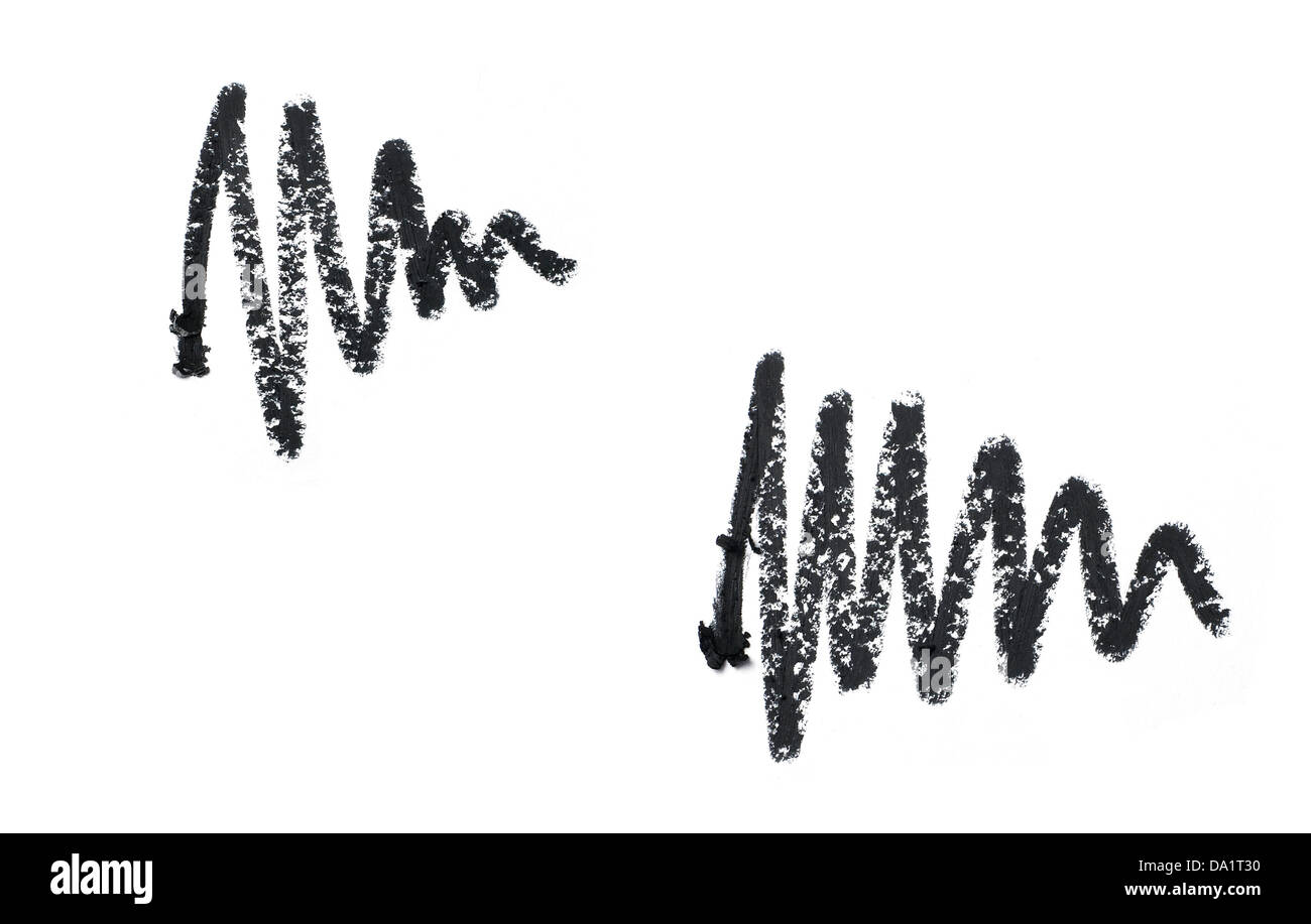 Eyeliner Squiggle Cut Out Blue High Resolution Stock Photography and ...