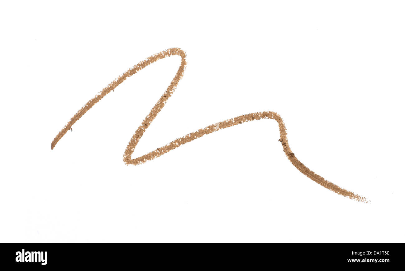 Makeup squiggle cut out blue hi-res stock photography and images - Alamy