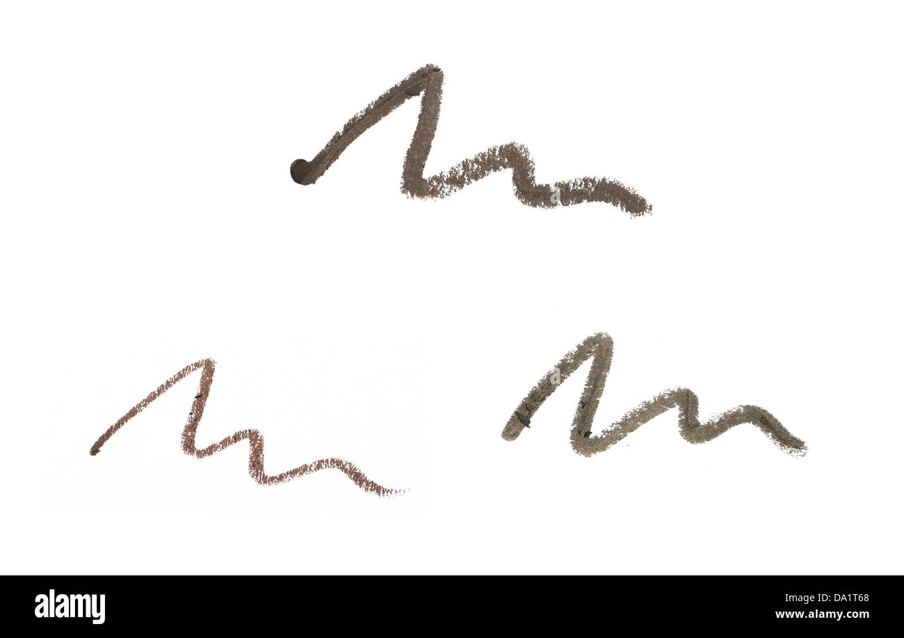 Brown pencil squiggle hi-res stock photography and images - Alamy