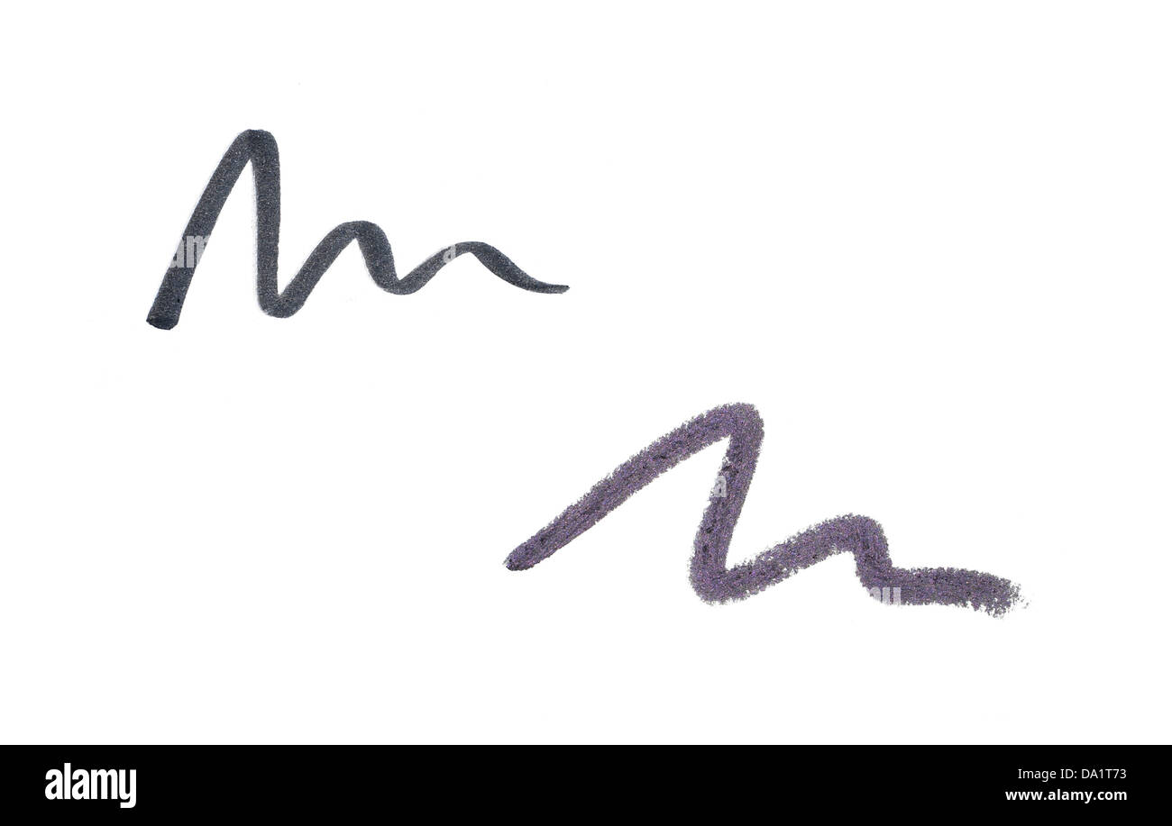 Makeup Squiggle Cut Out Blue High Resolution Stock Photography and ...