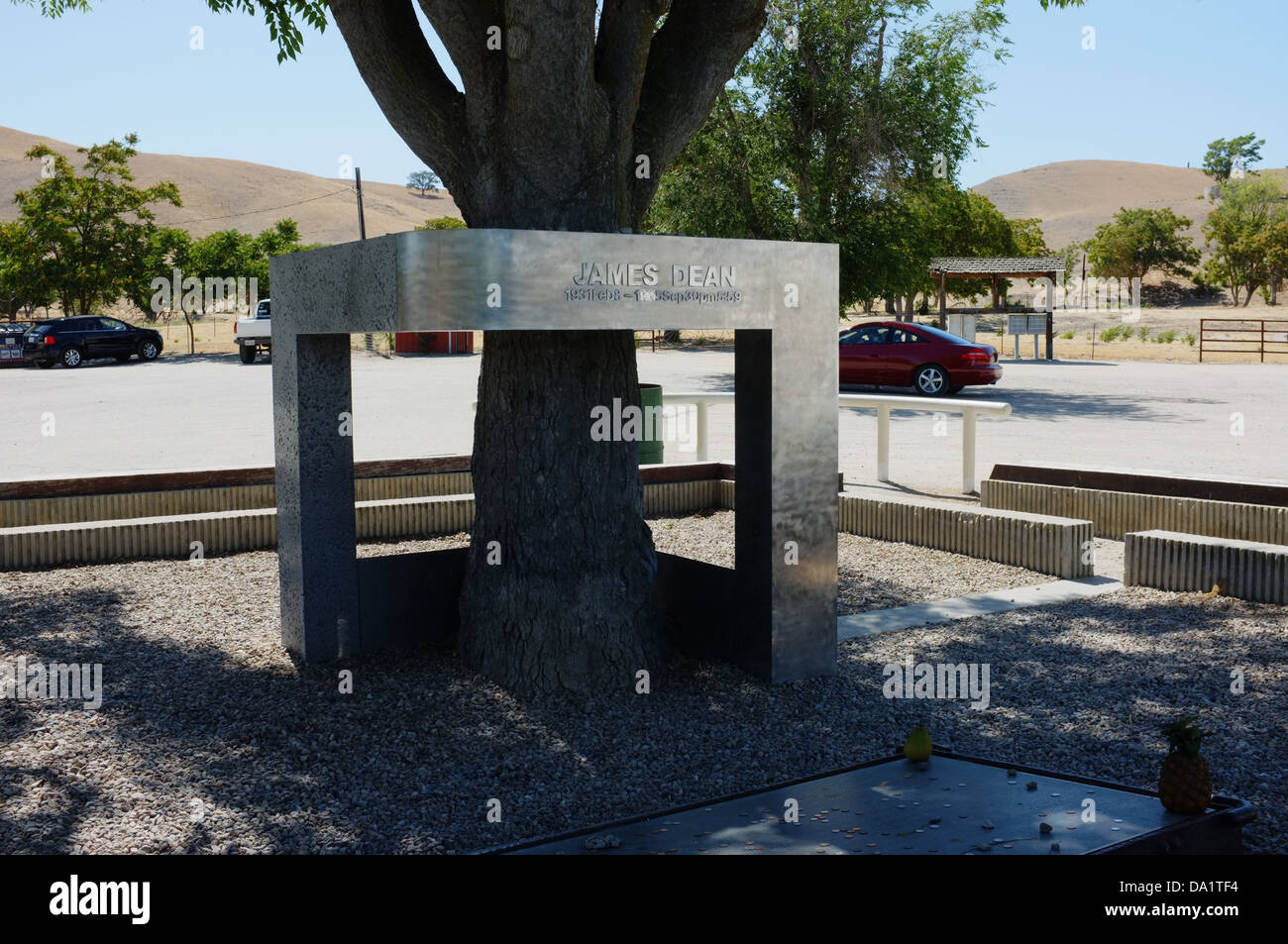 James Dean Memorial in Cholame, California USA Stock Photo - Alamy