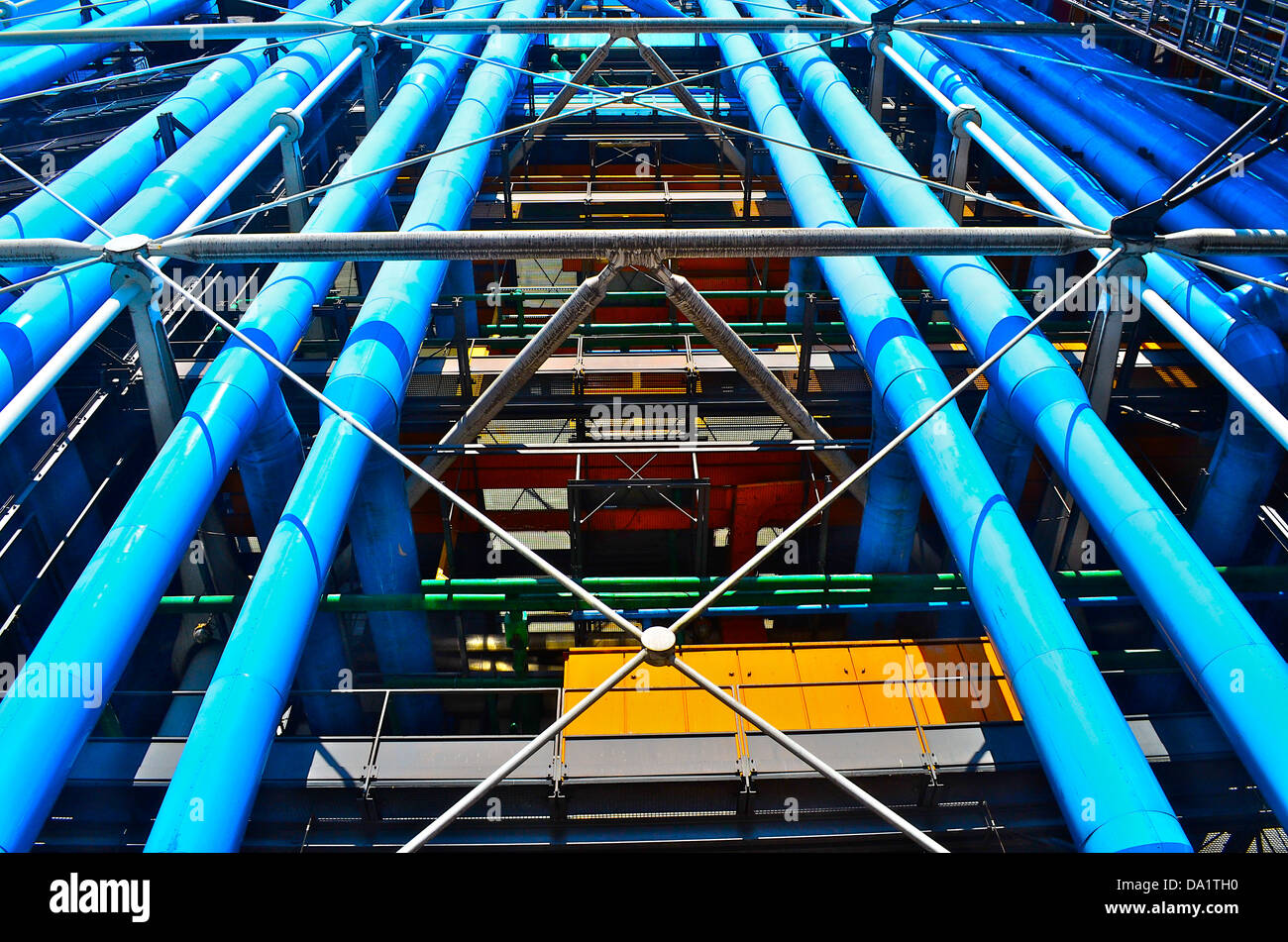 Pompidou exterior pipes hi-res stock photography and images - Alamy