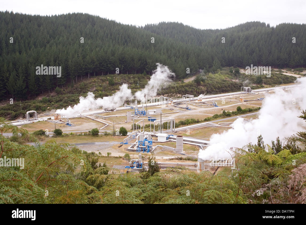 Wairakei Geothermal Power Station, Taupo Volcanic Zone, Taupo, New ...