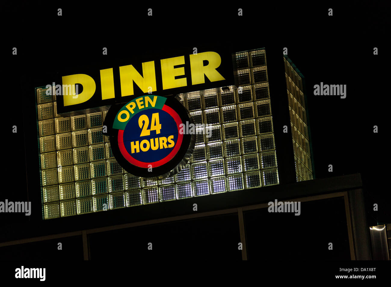Diner sign hi-res stock photography and images - Alamy