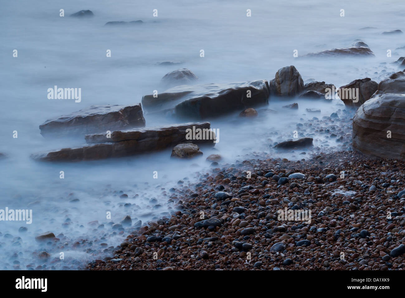 Shoreline with rocks Stock Photo - Alamy