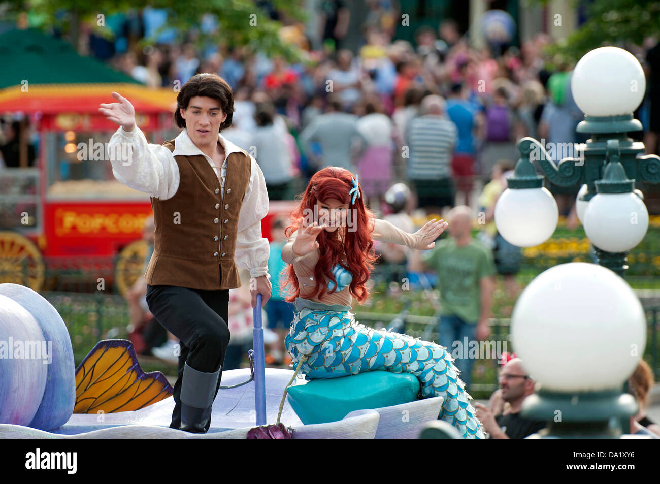 The Euro Disney Resort in Marne-la-Vallée in the eastern suburbs of ...