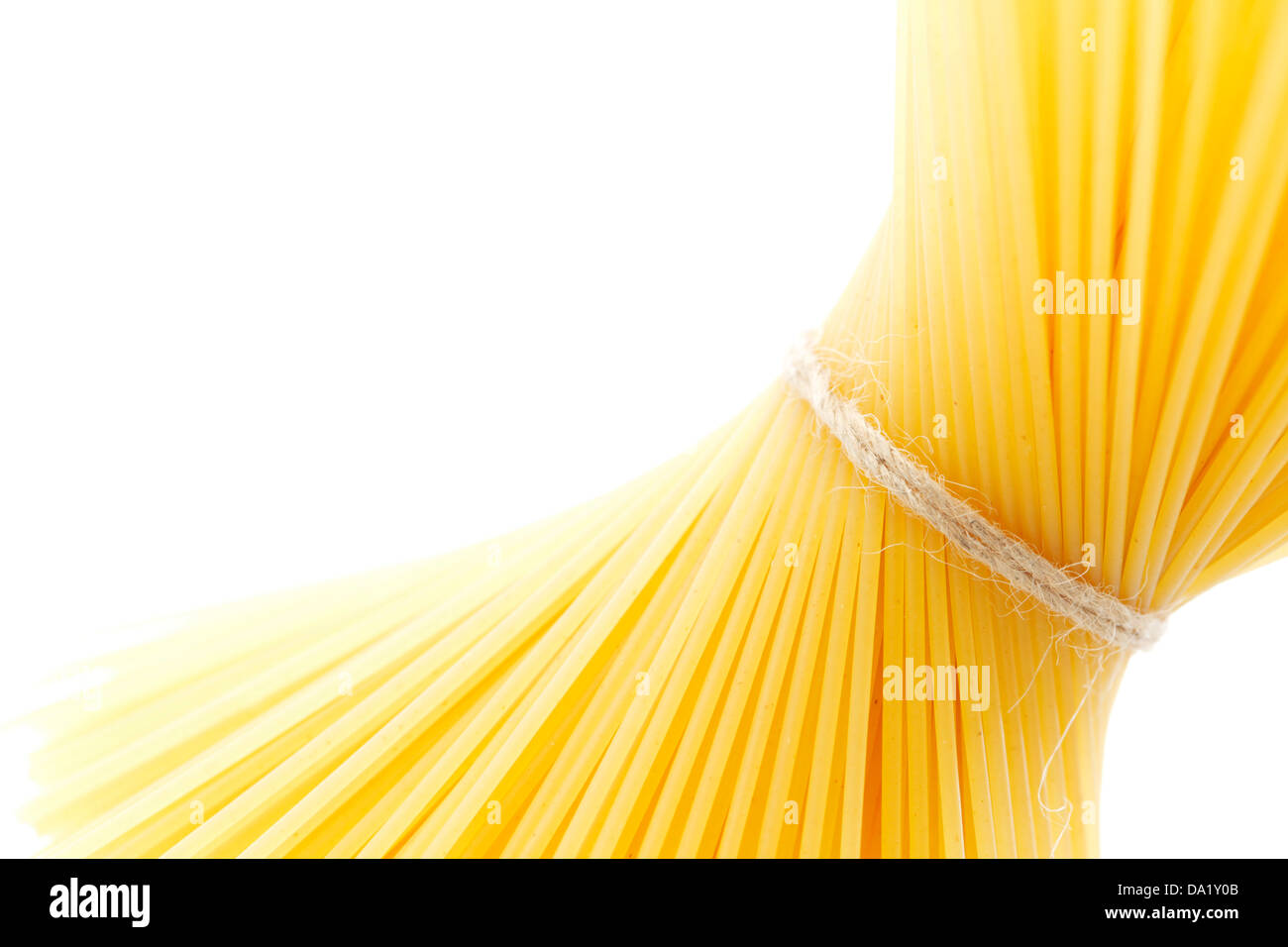 Dry spaghetti isolated on white background Stock Photo - Alamy
