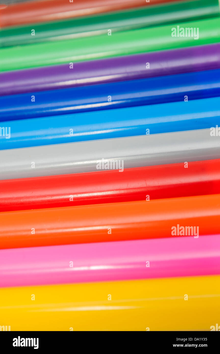 colorful background with a pen Stock Photo - Alamy