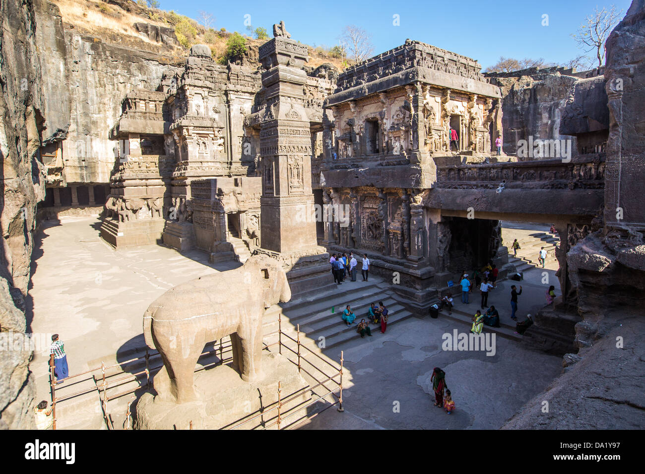 Ellora caves hi-res stock photography and images - Alamy