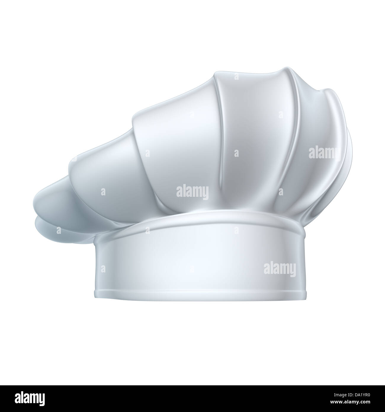 Chef hat - isolated on white background Stock Photo - Alamy