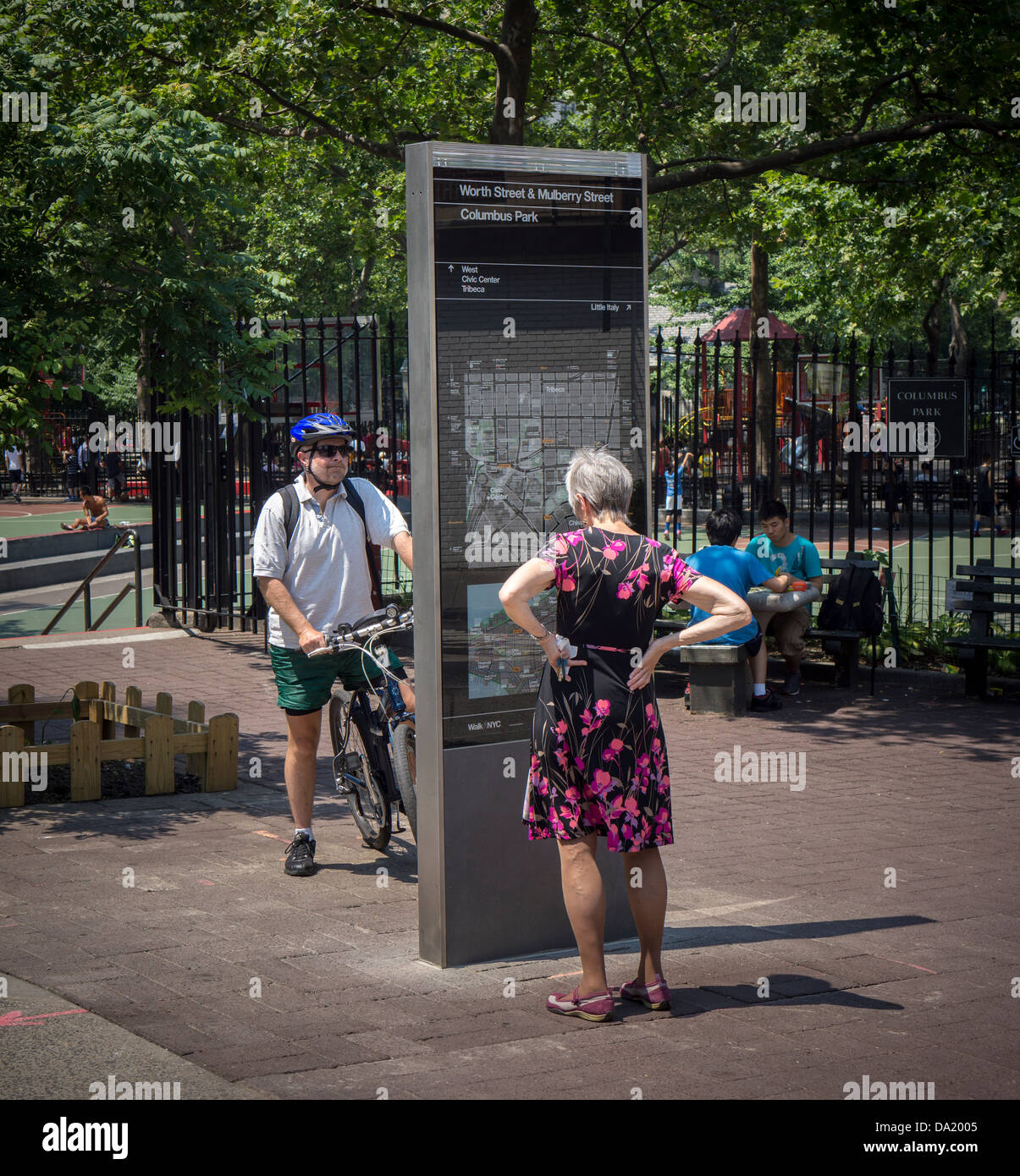 Map of new york city chinatown hi-res stock photography and images - Alamy