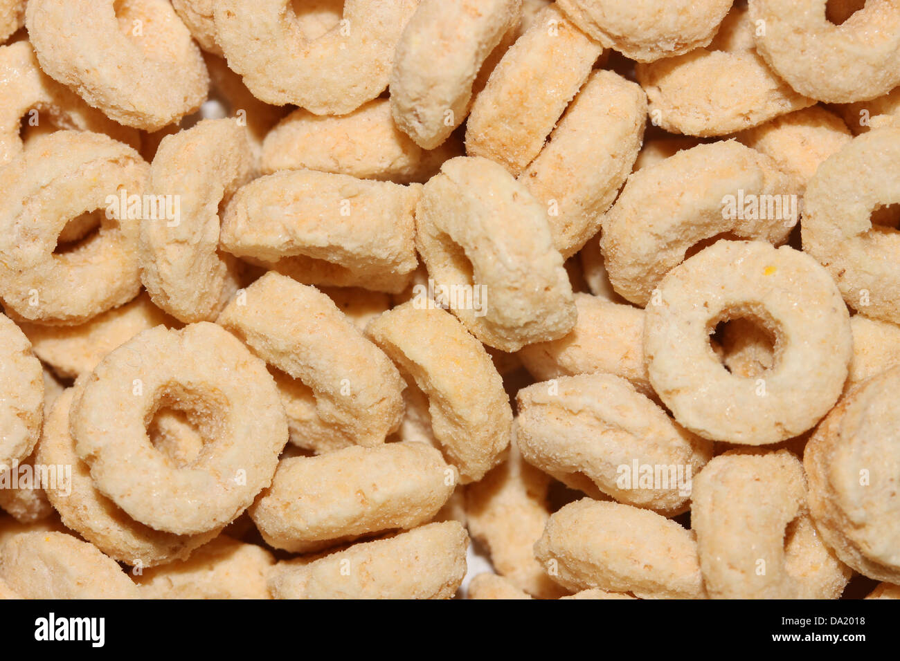 This is some cereals rings, like nice food background Stock Photo - Alamy