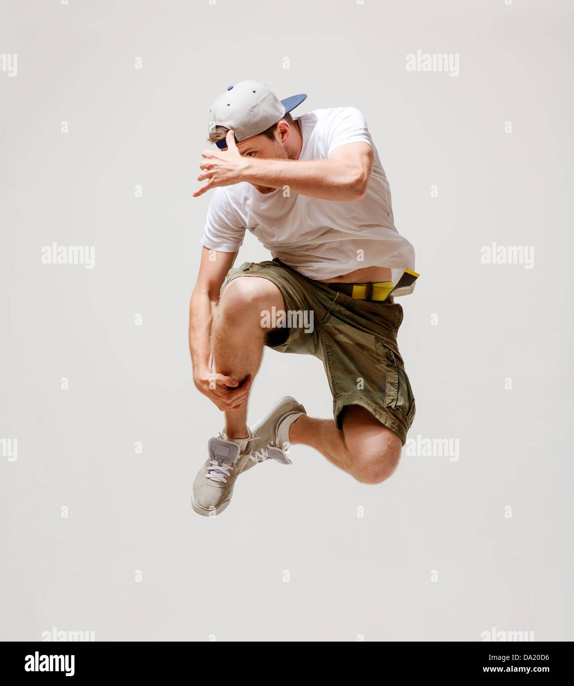male dancer jumping in the air Stock Photo - Alamy