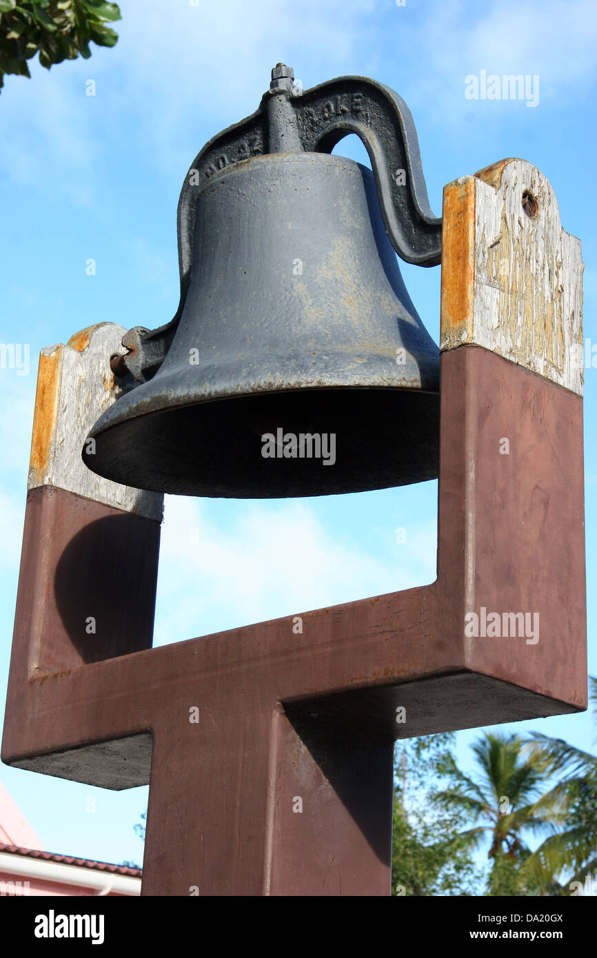 Bell, Philipsburg, Kingdom of the Netherlands, Sint Marteen Stock Photo ...
