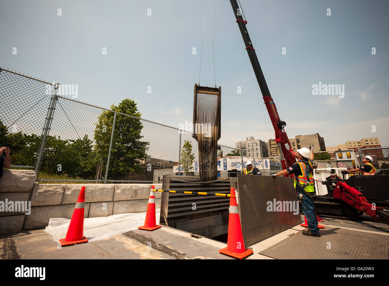Field operation workers from the NYC Dept. of Environmental Protection ...