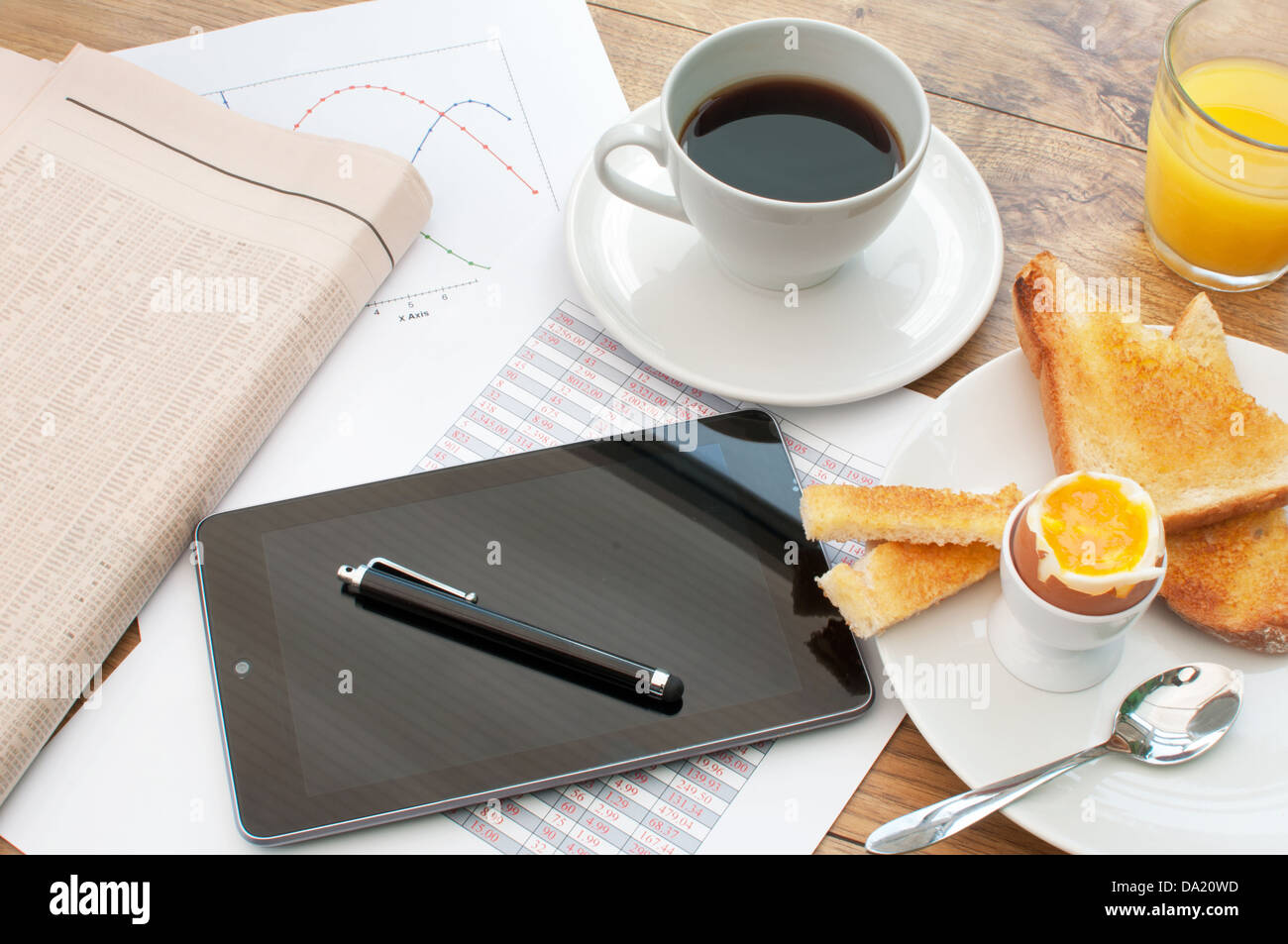 Office breakfast meeting hi-res stock photography and images - Alamy