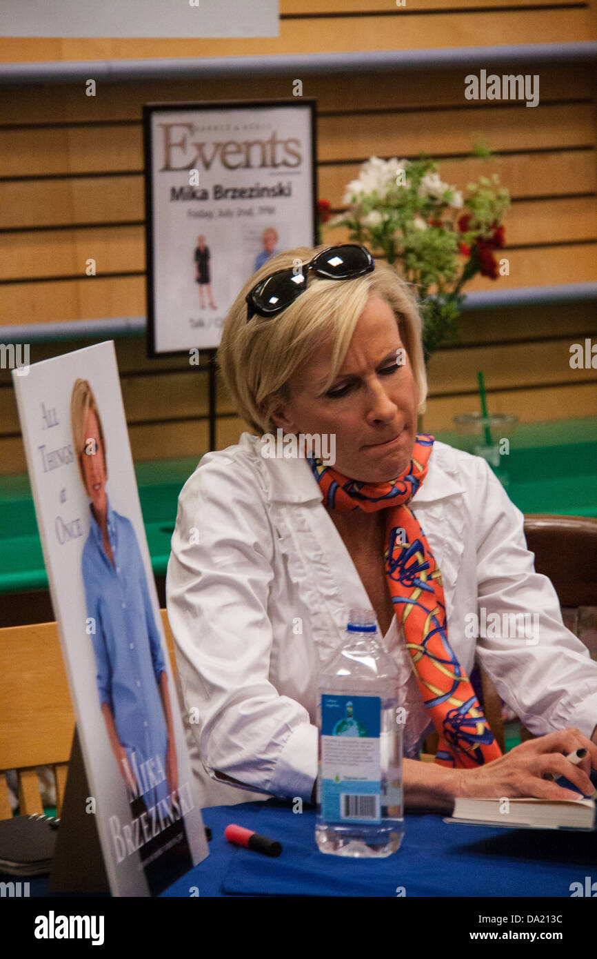 Mika Brzezinski, host of MSNBC's Morning Joe, makes an appearance and ...