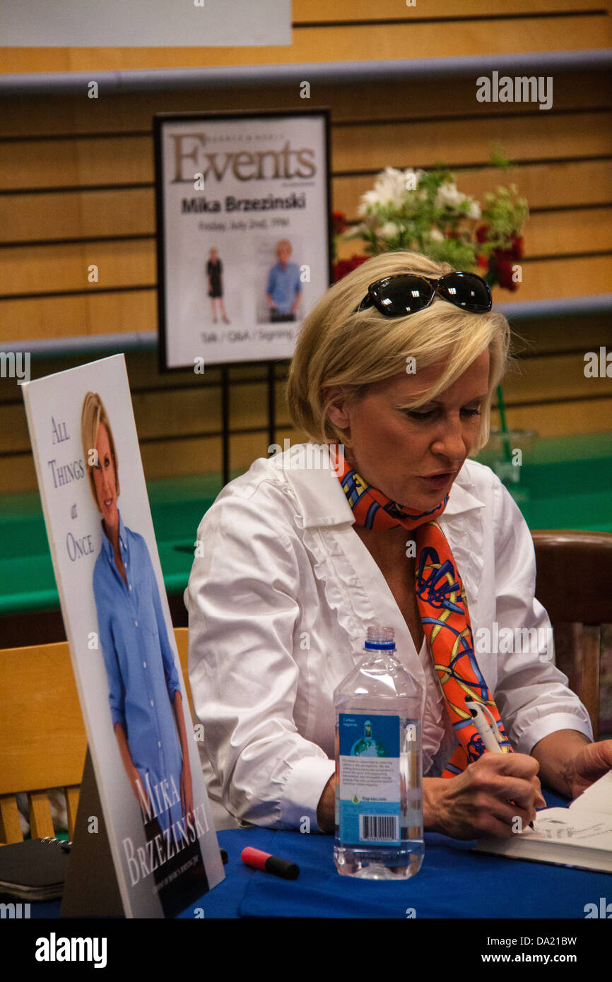 Mika Brzezinski, host of MSNBC's Morning Joe, makes an appearance and ...