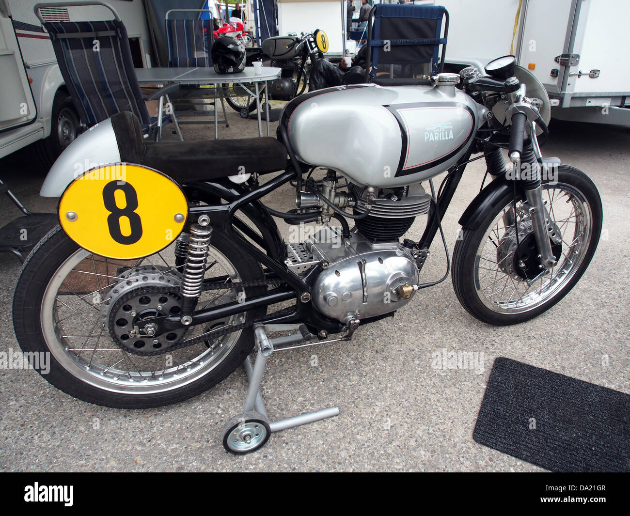 Moto Parilla No8, pic1 Stock Photo - Alamy