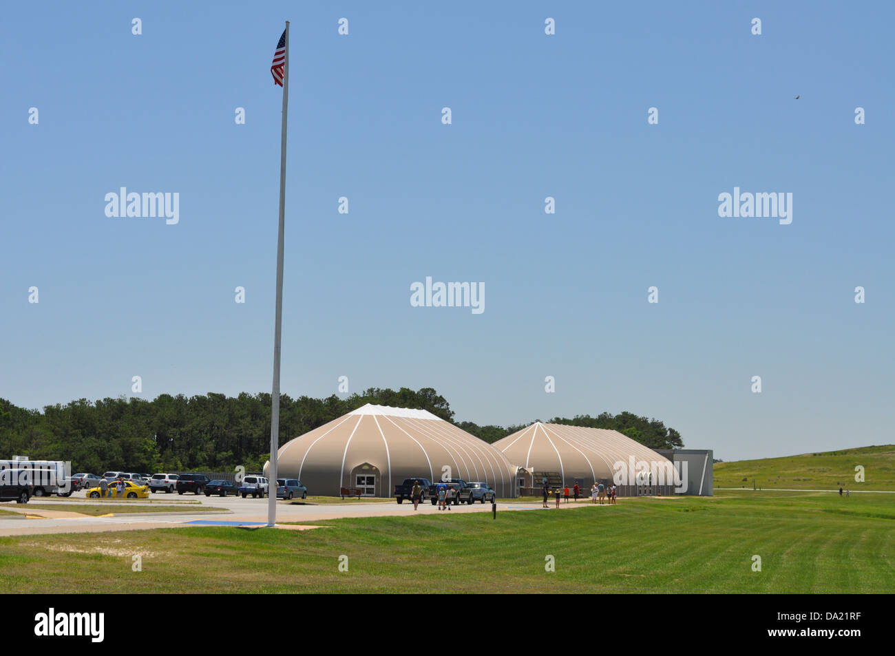The First Flight Centennial Pavilion located at the Wright Brothers ...