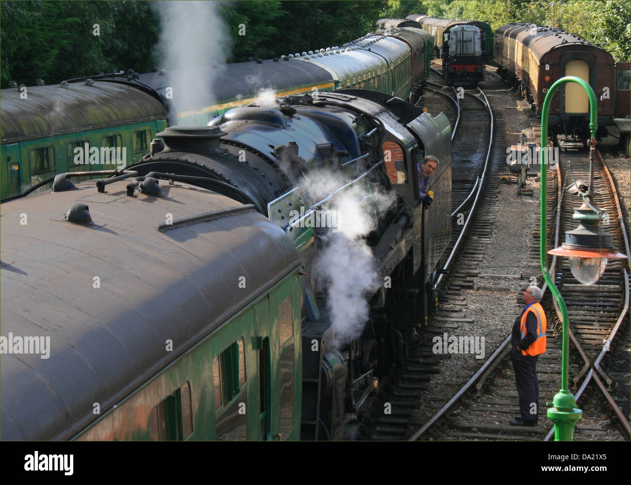 Steam engine train rail railway hi-res stock photography and images - Alamy