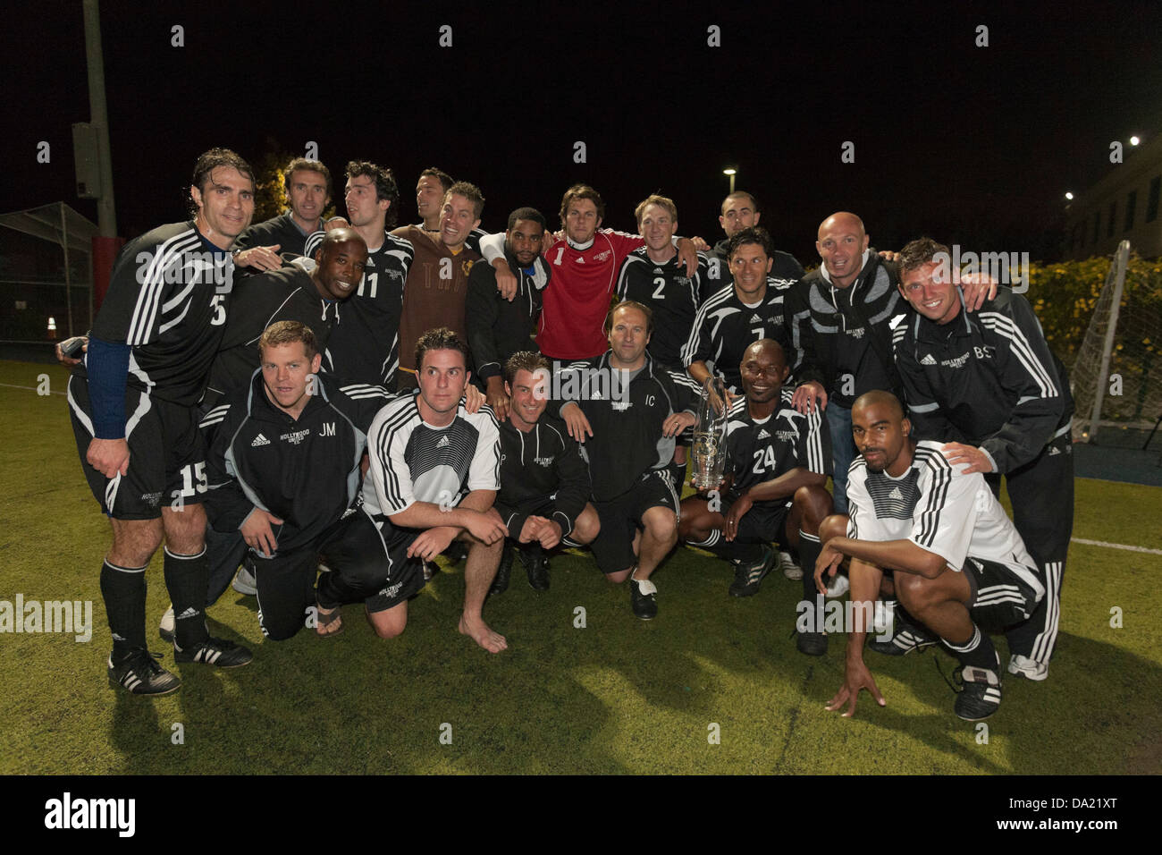 SANTA MONICA, CA – APRIL 25: Frank LeBoeuf coaches Hollywood United ...