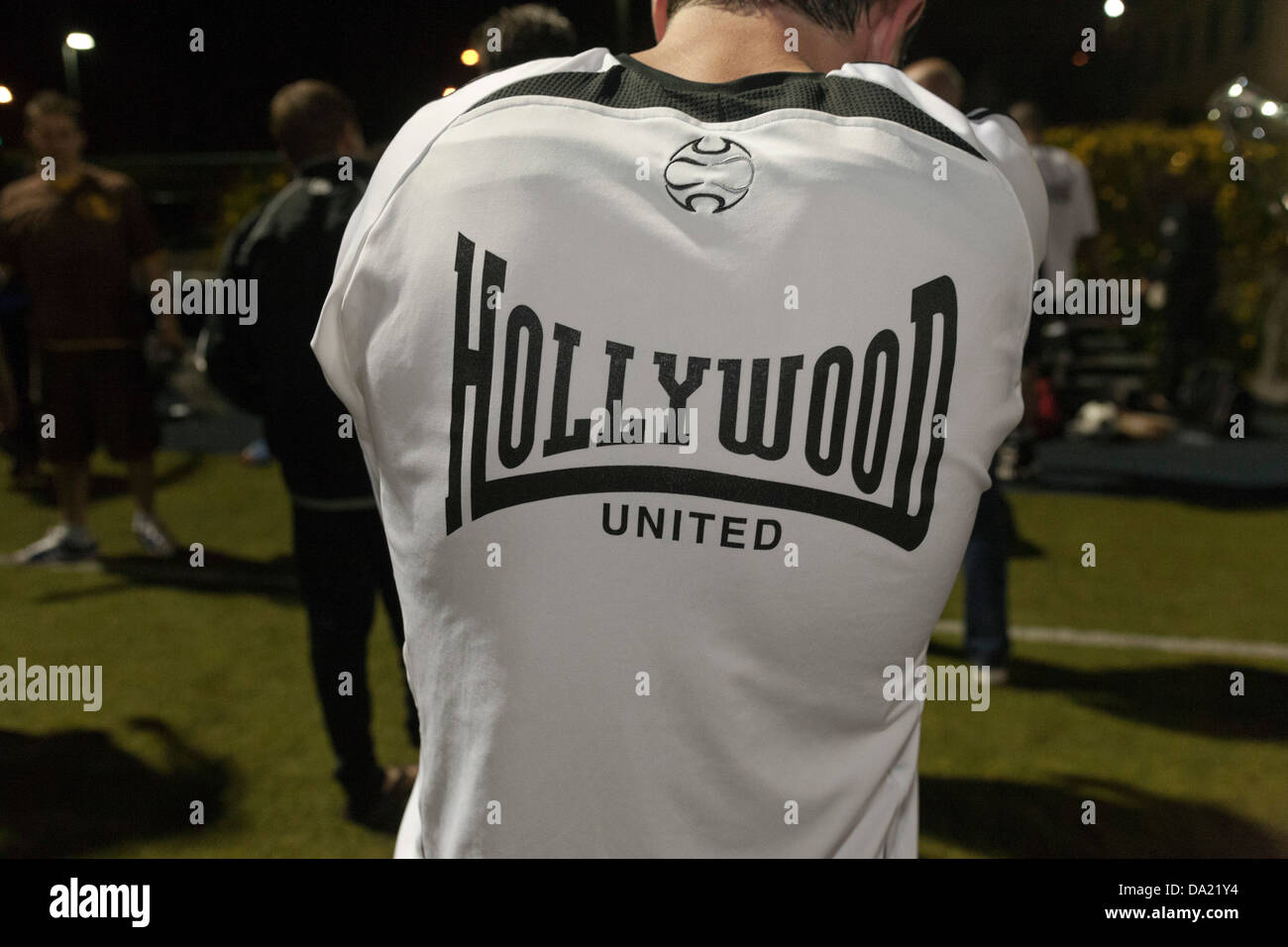 SANTA MONICA, CA – APRIL 25: Frank LeBoeuf coaches Hollywood United ...