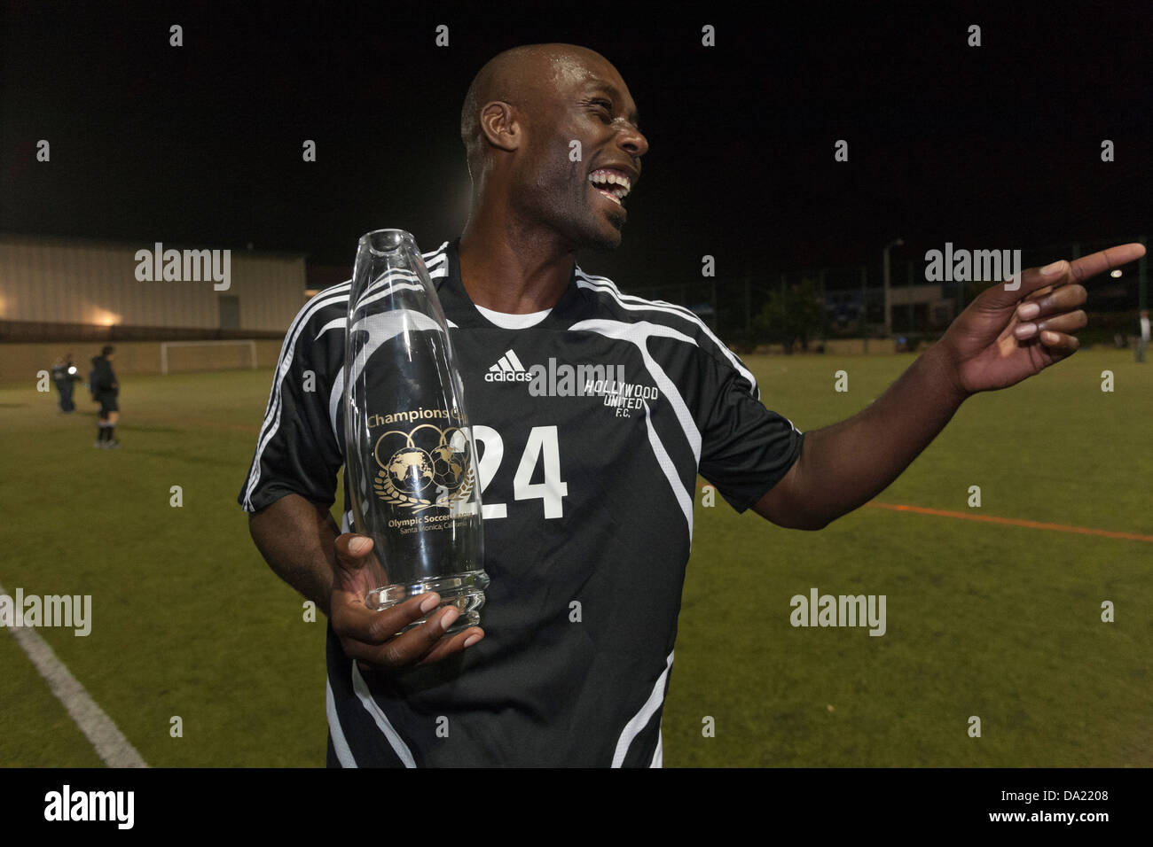 SANTA MONICA, CA – APRIL 25: Jimmy-Jean Louis of Hollywood United ...