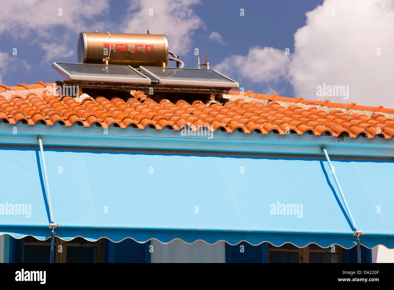 Solar panels greece hi-res stock photography and images - Alamy