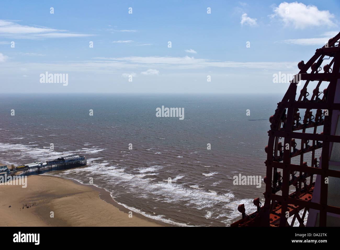 view of Blackpool south shore from above Stock Photo - Alamy