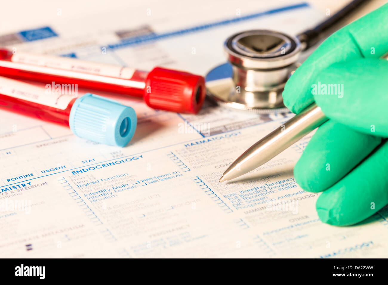 Blood tests hi-res stock photography and images - Alamy