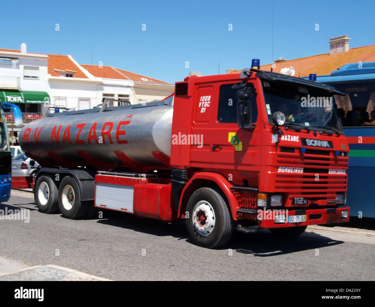 Fire engine Scania 112H, Bombeiros Nazar C3 A9, Unit 1009 VTGC 01 Stock ...