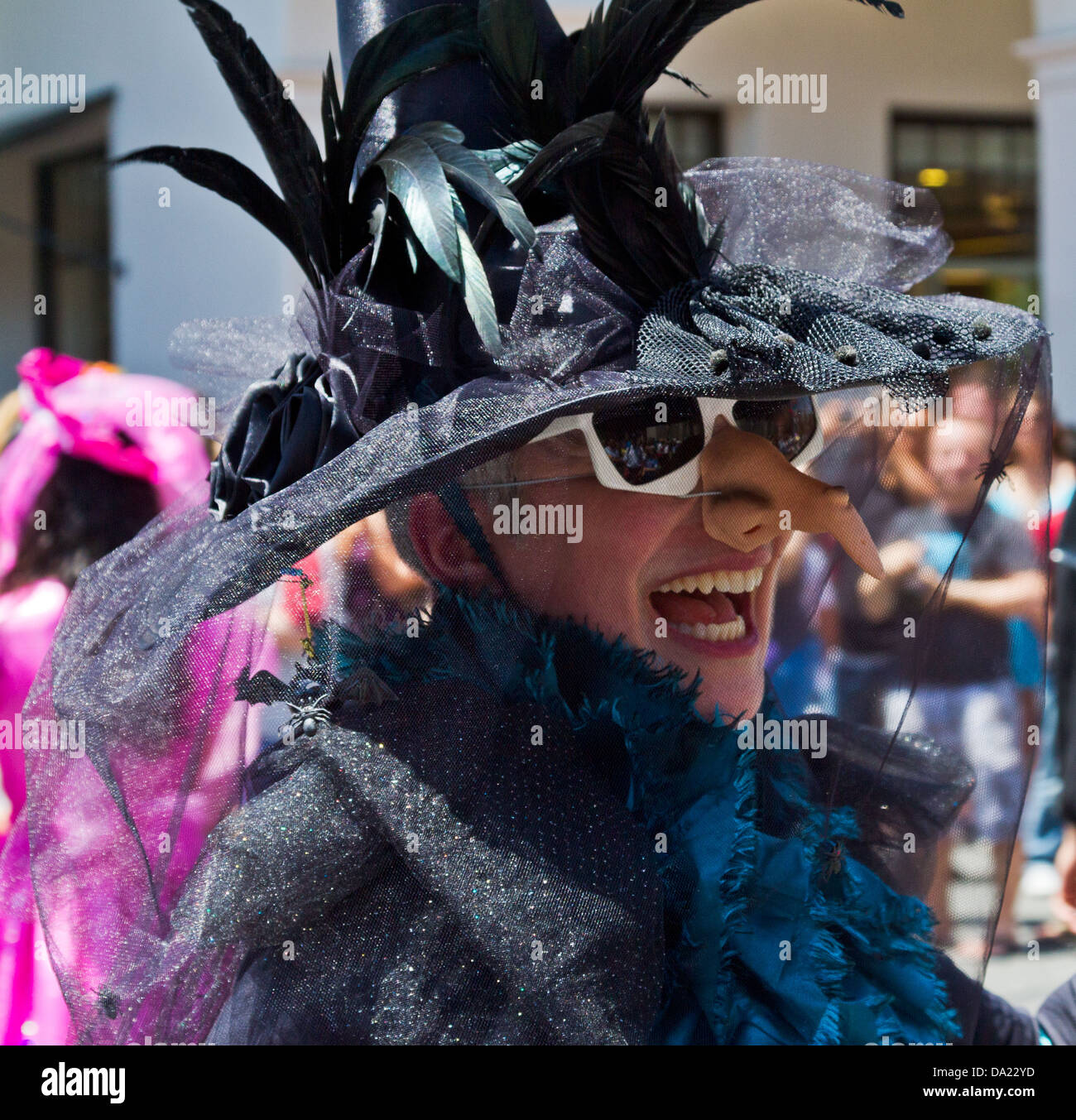 Witch costume woman hi-res stock photography and images - Alamy