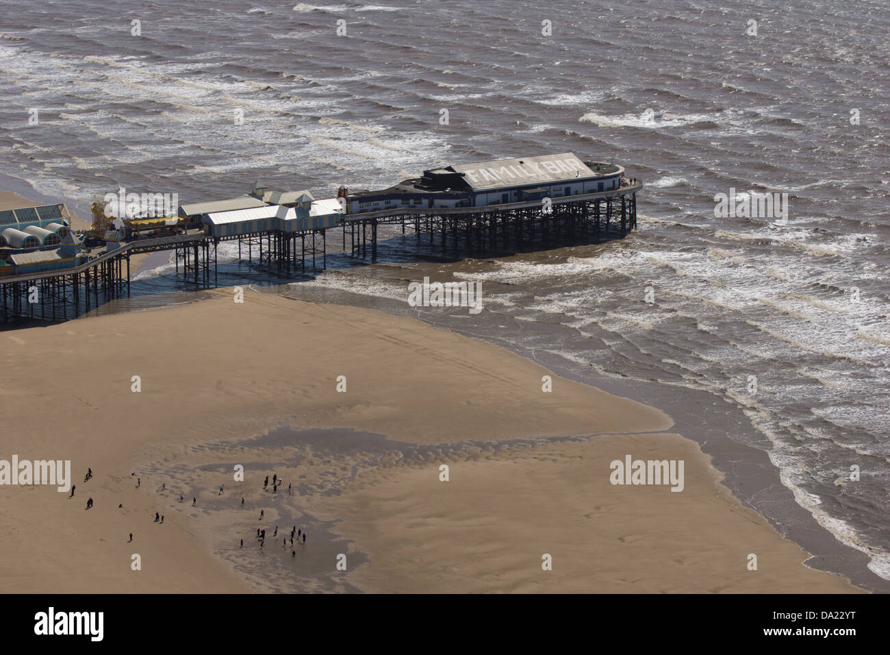view of Blackpool south shore from above Stock Photo - Alamy