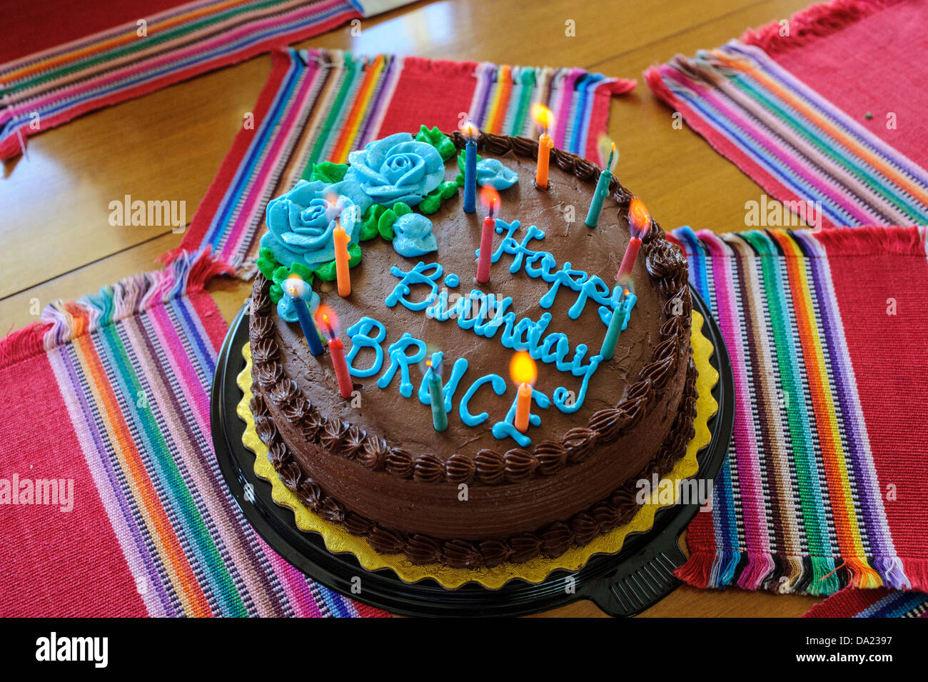 a birthday cake Stock Photo - Alamy