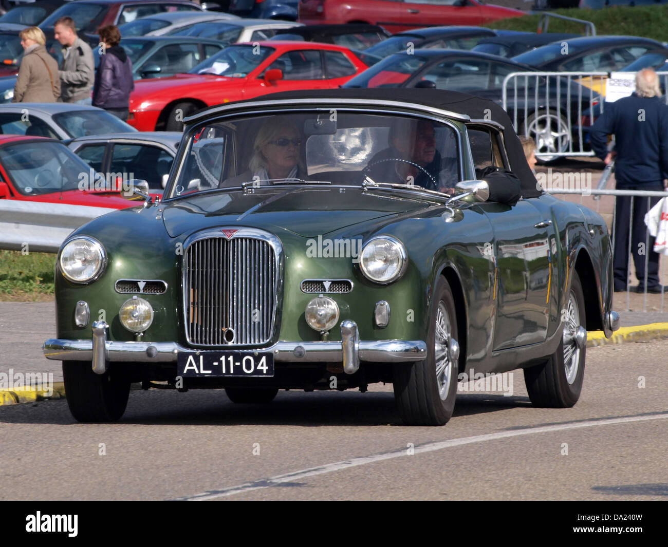 The 1960 Alvis TD 21 Park Ward Convertible is showcased at the ...