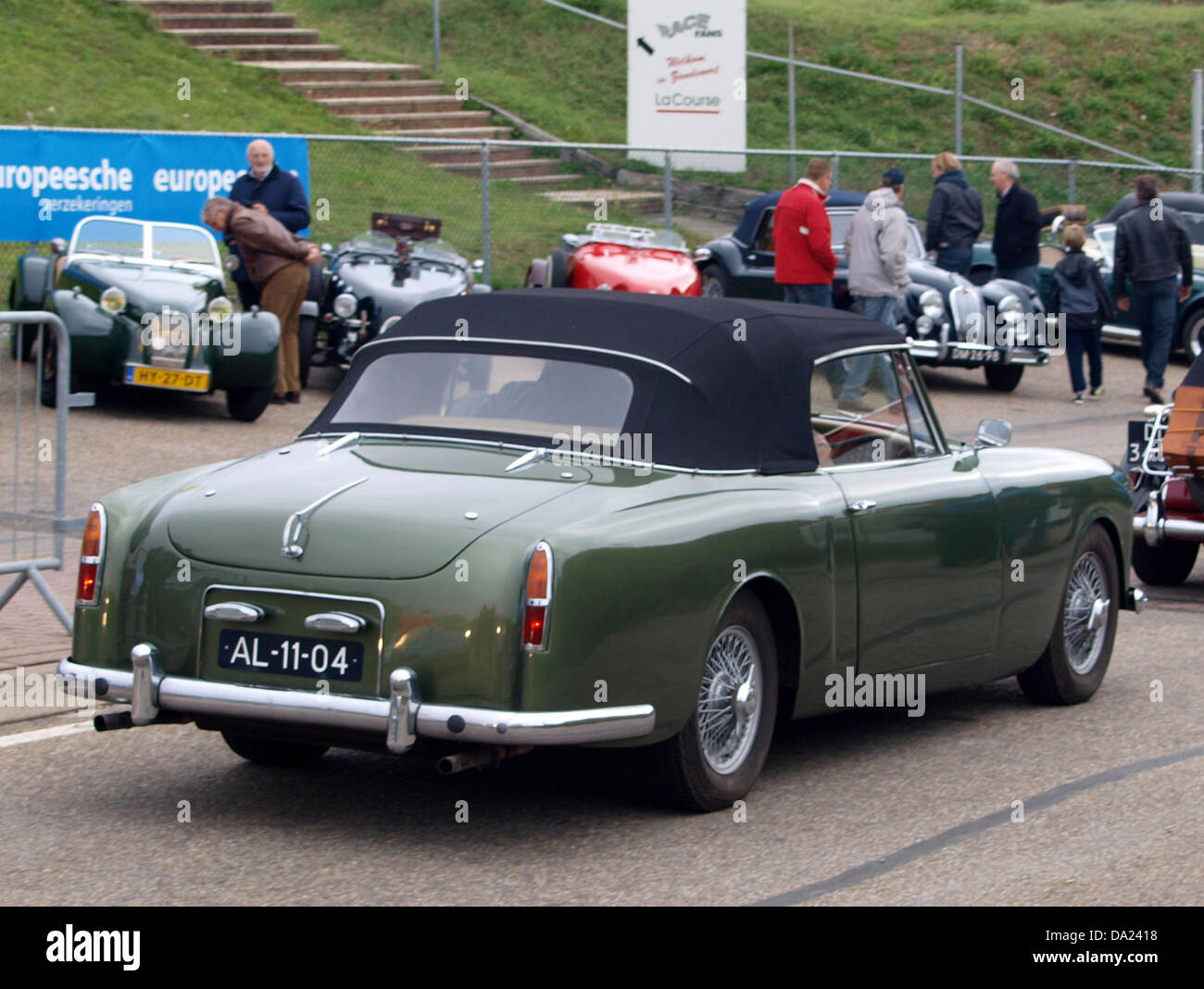 A 1960 Alvis TD 21 Park Ward Convertible showcased at the Nationaal ...