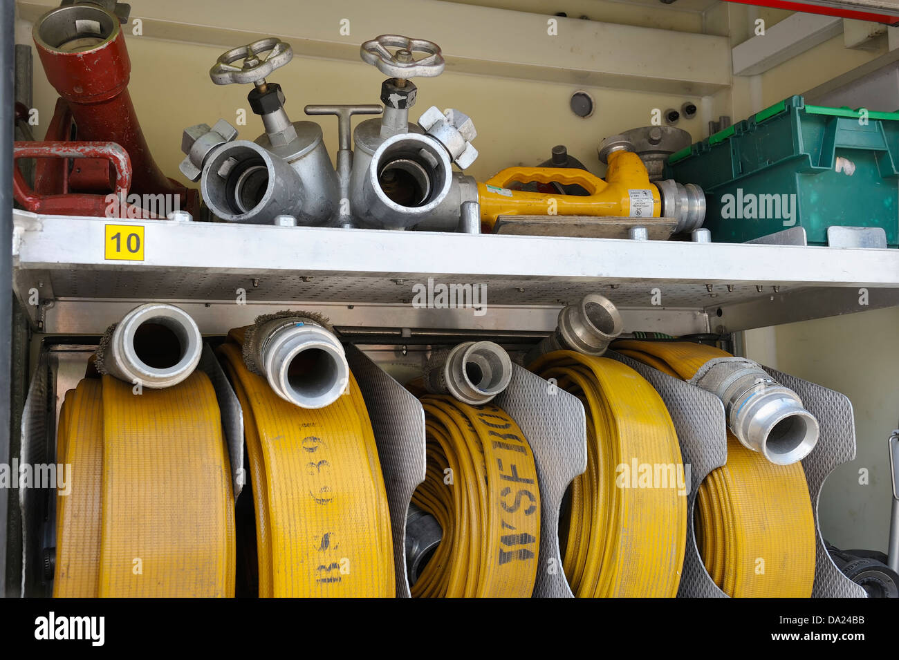 Fire engine equipment locker hi-res stock photography and images - Alamy