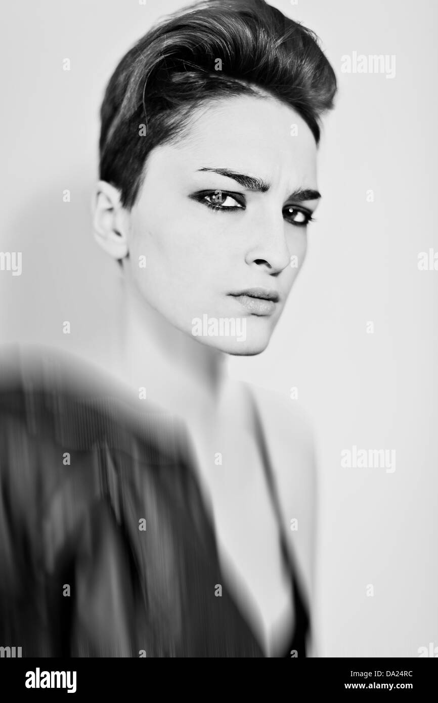 natalie portman look a like model Stock Photo - Alamy