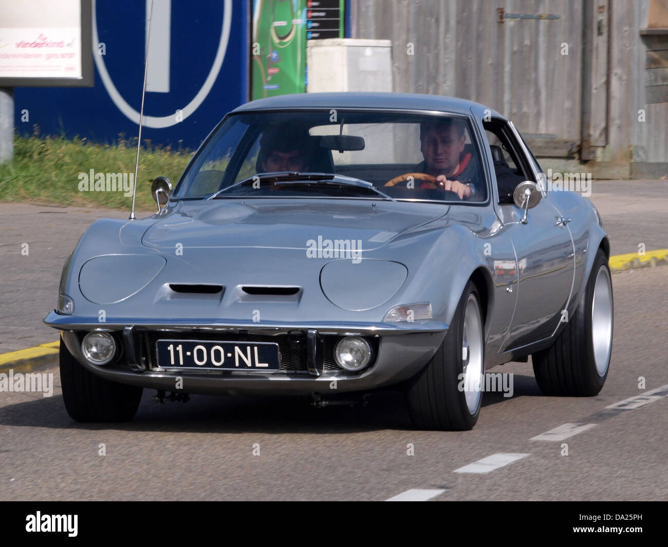 The 1969 Opel GT, displayed at the Nationaal Oldtimer Festival in ...