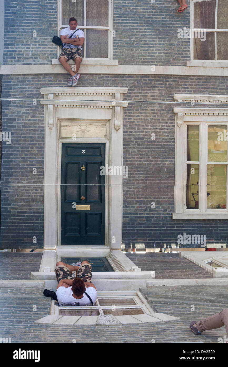 Dalston House Art installation by Leandro Erlich London Hackney 2013 ...
