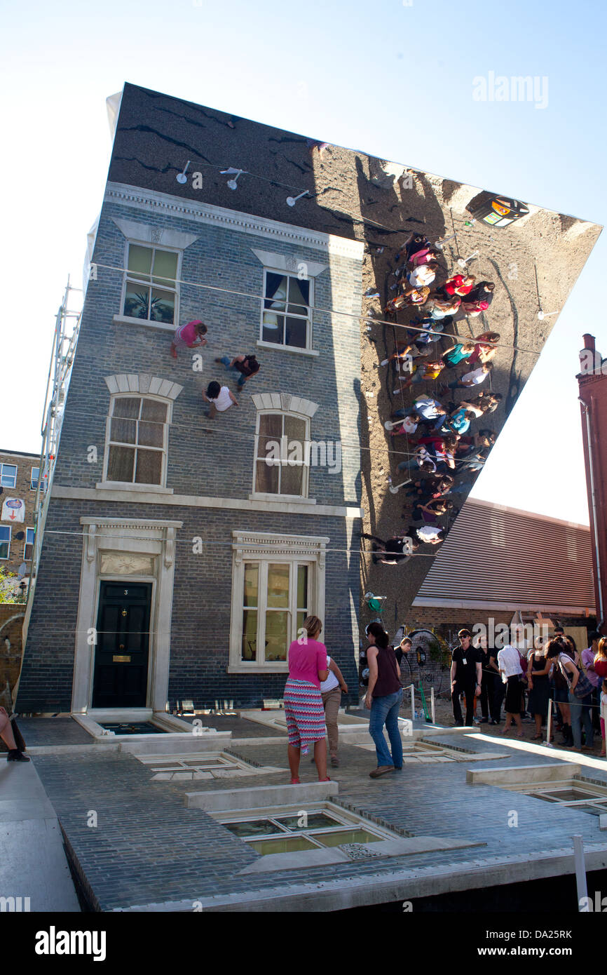 Dalston House Art installation by Leandro Erlich London Hackney 2013 ...