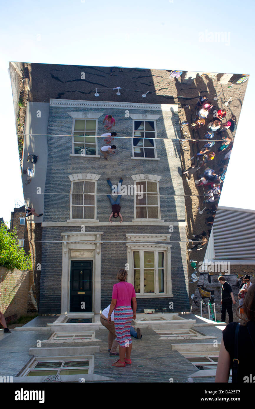 Dalston House Art installation by Leandro Erlich London Hackney 2013 ...