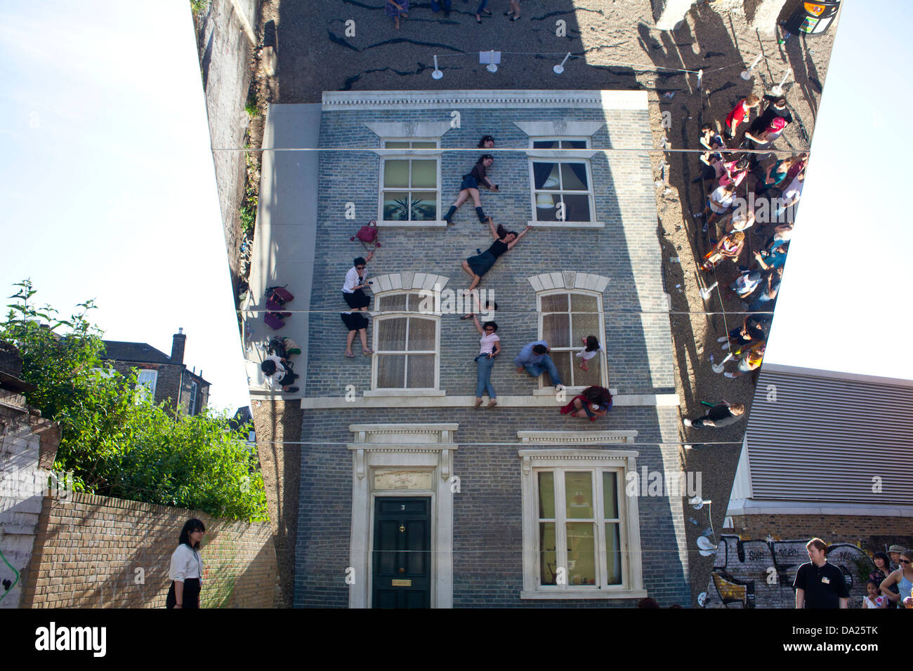 Dalston House Art installation by Leandro Erlich London Hackney 2013 ...
