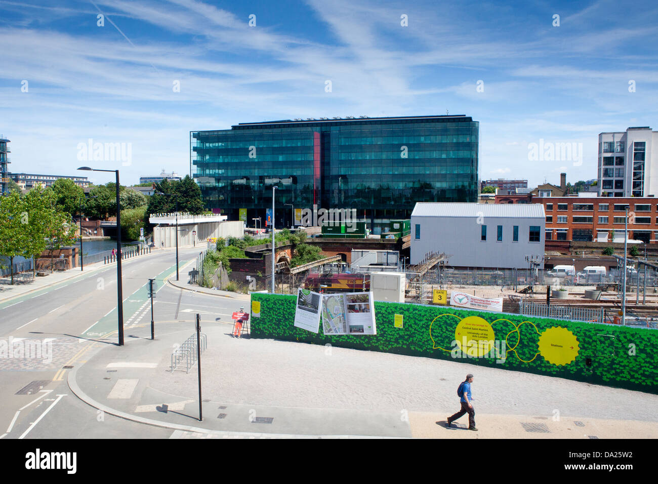 The Guardian office building in Kings Cross, North London, 2013 Stock ...